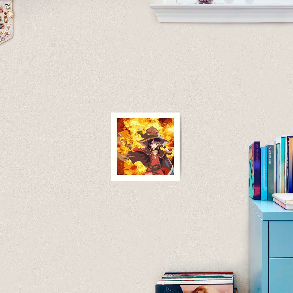 "Megumin Explosion" Art Print by fallentopaz | Redbubble