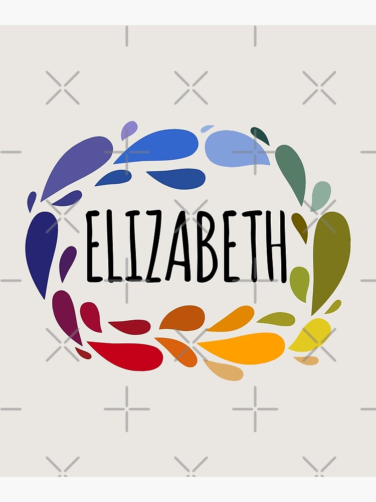 Lámina fotográfica «Elizabeth - Nombres para esposa, hija y niña» de ...