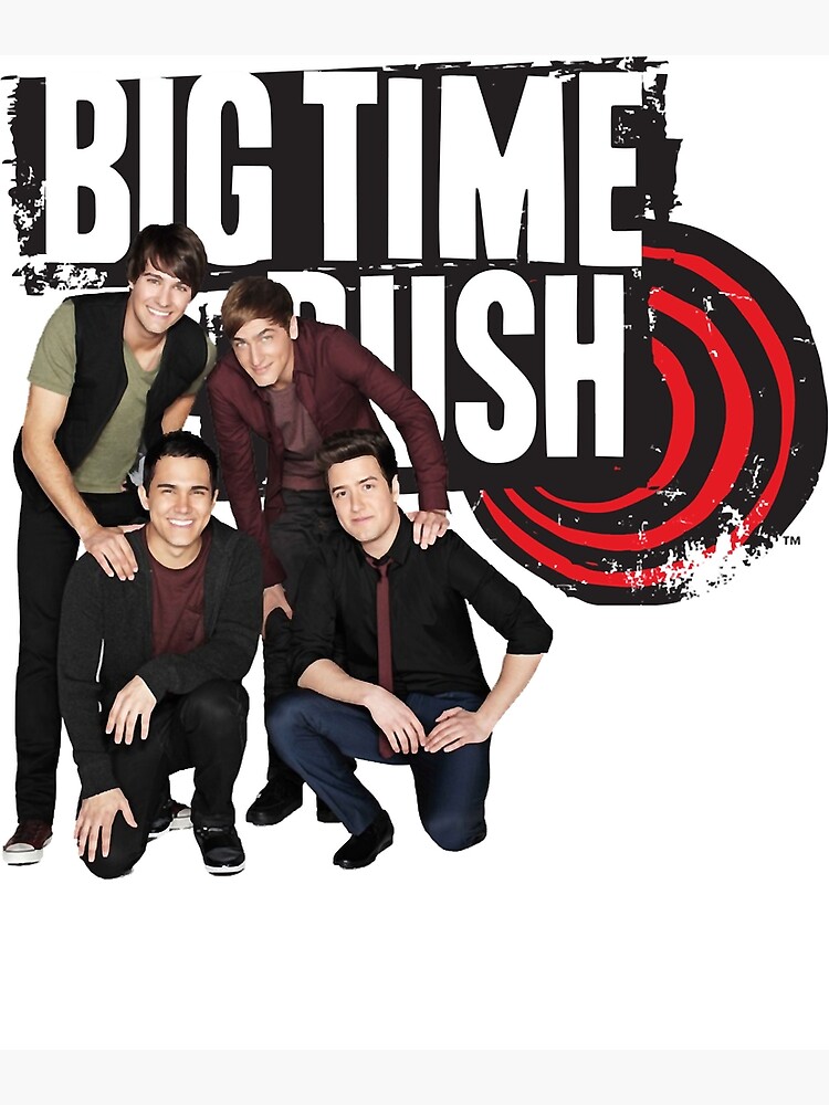 "Big Time Rush logo and members" Poster for Sale by JuanG78 | Redbubble