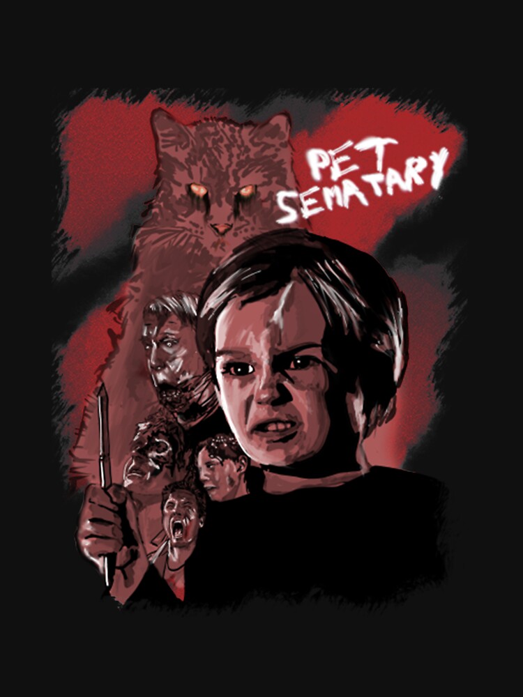 "Pet Semetary tribute " T-shirt for Sale by Ofthehat749 | Redbubble ...