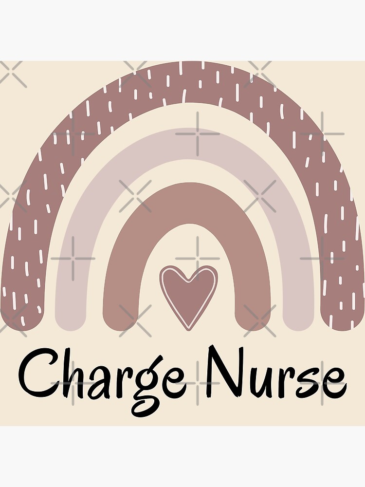 "Cute Charge Nurse Rainbow with heart" Poster for Sale by Hhppppp ...