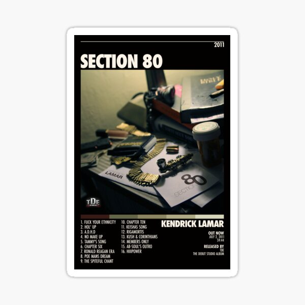 "Section 80. Album - Custom Poster - Decor Poster Album Cover Poster ...