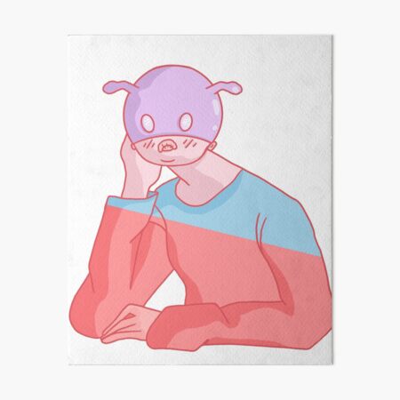 "Cute split anime style character" Art Board Print for Sale by ...