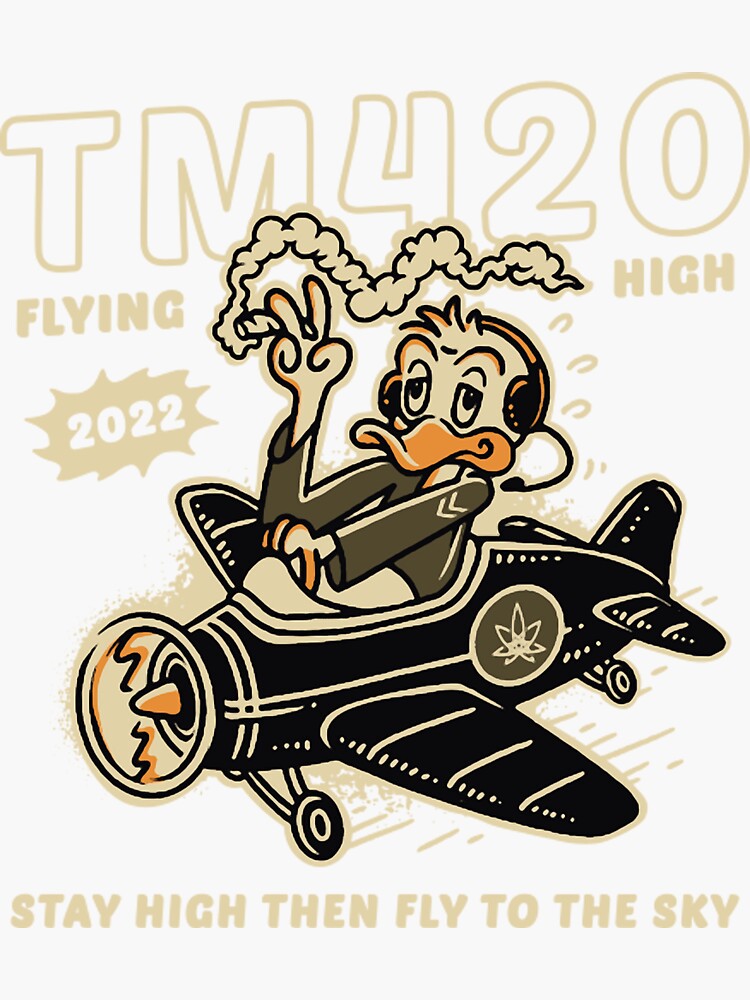 "New Donald Duck Flying High 2022" Sticker for Sale by BobUSArt | Redbubble