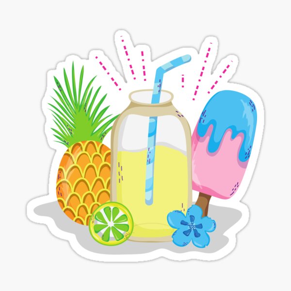 "Summer cool sticker" Sticker by MeetChris | Redbubble