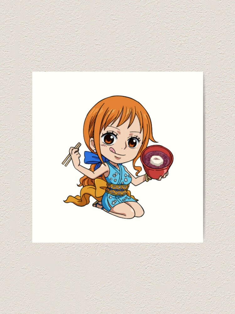 "Chibi Wano Nami" Art Print for Sale by Cupart | Redbubble