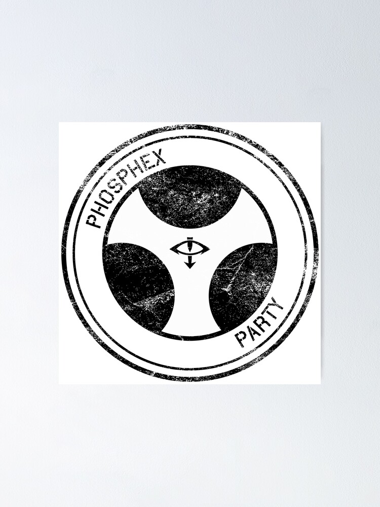 "Phosphex Party podcast logo" Poster for Sale by PhosphexParty | Redbubble