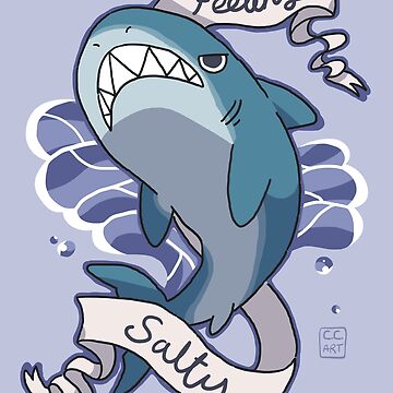 "Feeling Salty" Sticker for Sale by goccart | Redbubble