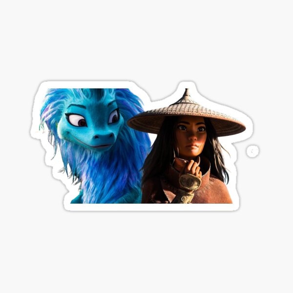 "Strong Raya and Sisu" Sticker by PureWorkArts | Redbubble
