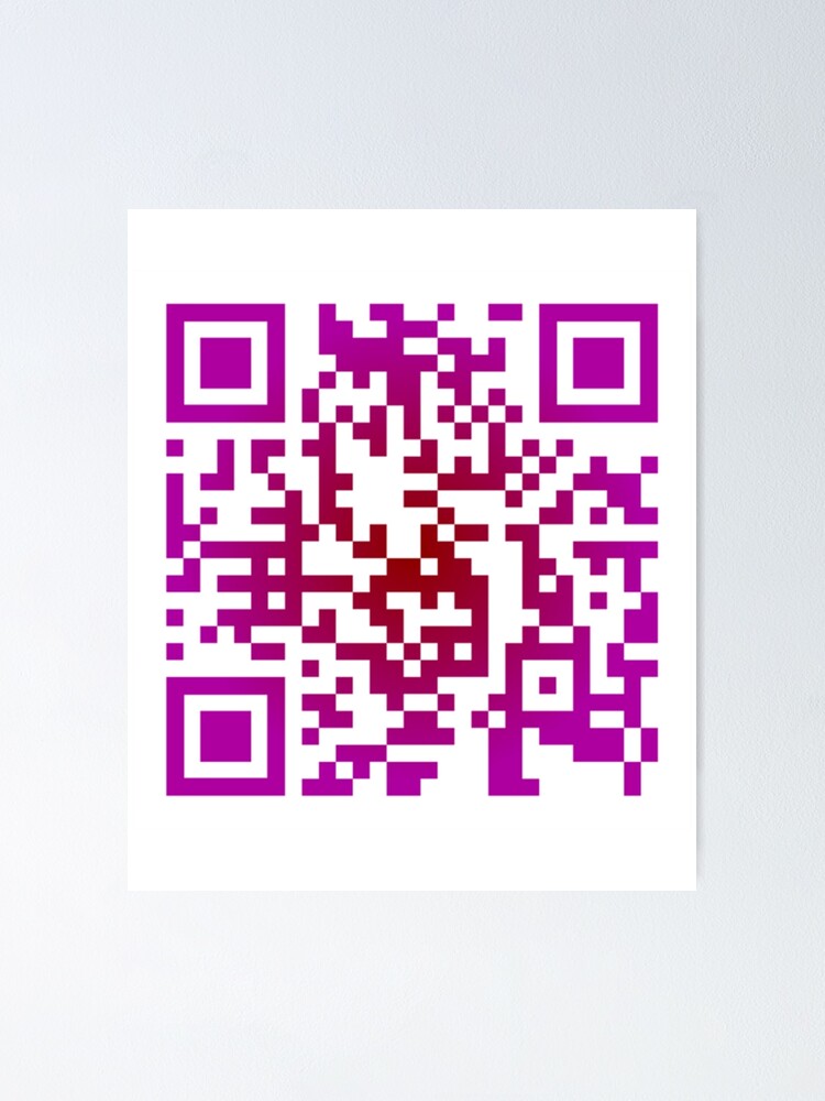 "Chicken Tendies Mom - Scannable - QR Code " Poster by FaberCrossS ...