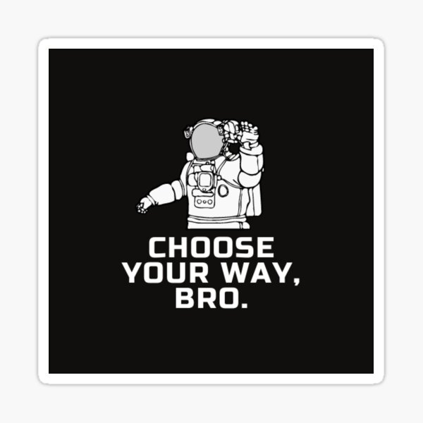 "BRO" Sticker by GBayShop | Redbubble