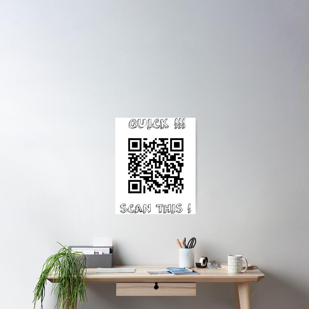 "The Game QR code " Poster by FaberCrossS | Redbubble