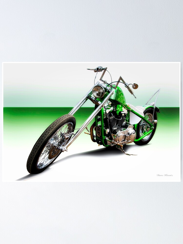 "Vintage Show Chopper" Poster for Sale by DaveKoontz | Redbubble