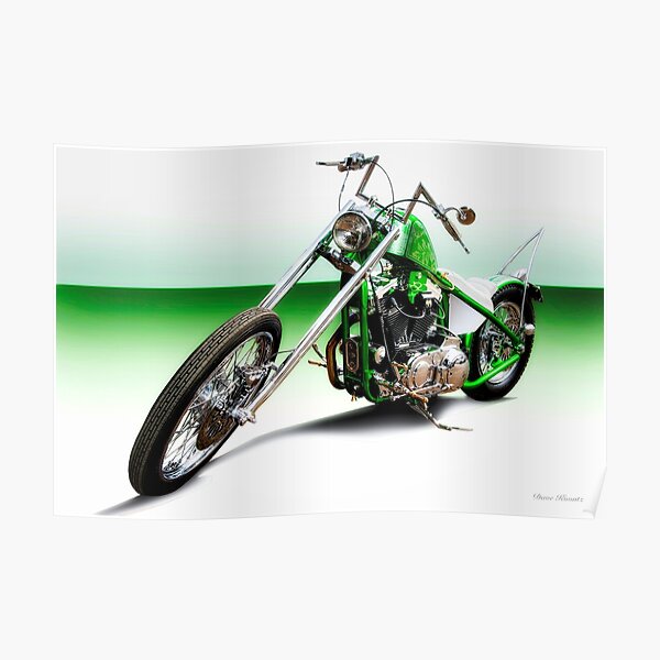 "Vintage Show Chopper" Poster for Sale by DaveKoontz | Redbubble
