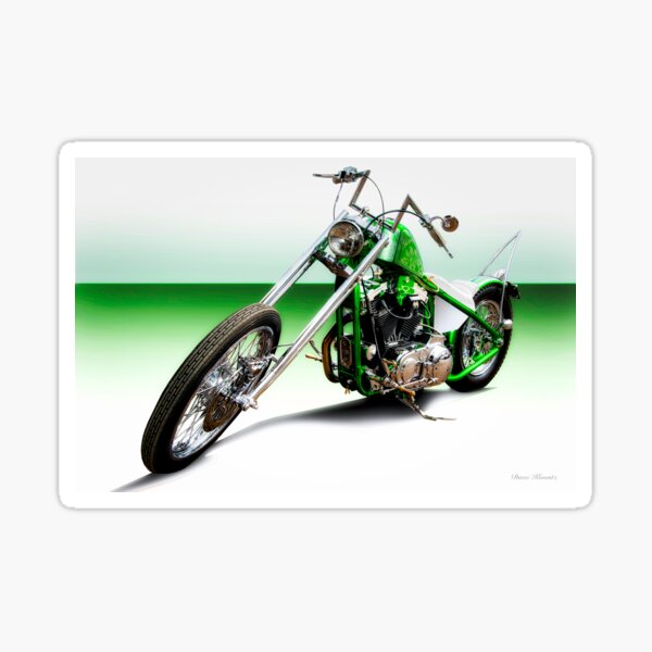 "Vintage Show Chopper" Sticker for Sale by DaveKoontz | Redbubble