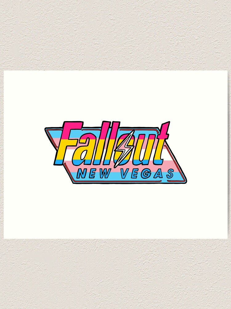 "Fallout: New Vegas Inspired Trans Pansexual Logo" Art Print for Sale ...