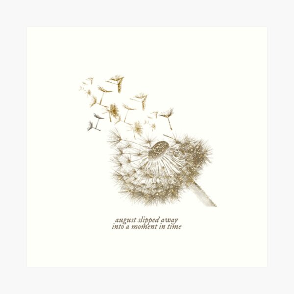 "Taylor Swift | Folklore | August" Art Print for Sale by estheticalrh ...