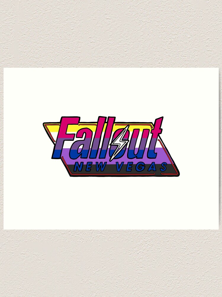 "Fallout: New Vegas Inspired Trans Bisexual Logo" Art Print for Sale by ...