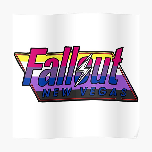 "Fallout: New Vegas Inspired Trans Bisexual Logo" Poster by Artbartcart ...