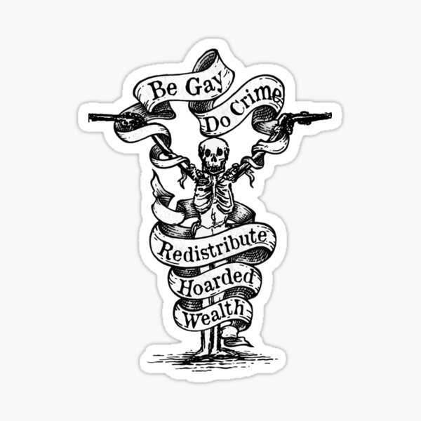 "comrade skeleton " Sticker for Sale by Learnon | Redbubble
