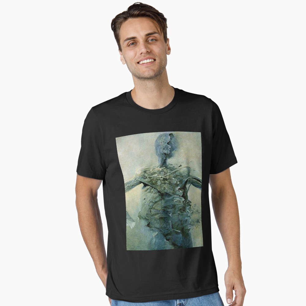 "Untitled (Human Form) by Zdzislaw Beksinski" Sticker for Sale by ...