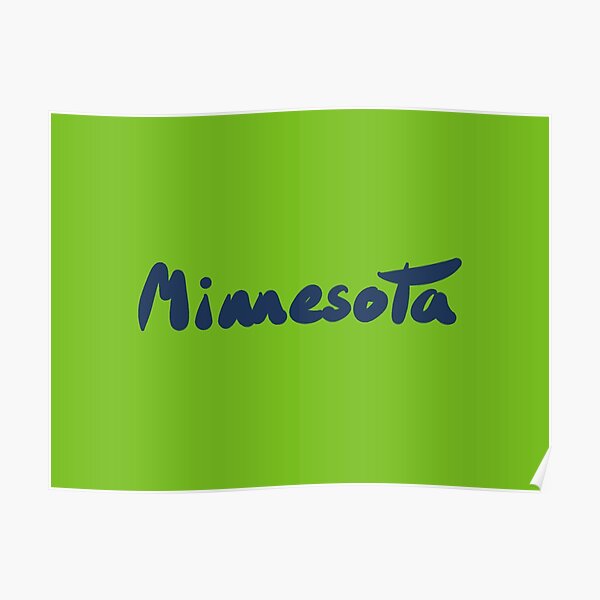 "Minnesota state logo" Poster for Sale by Travel-Planet | Redbubble