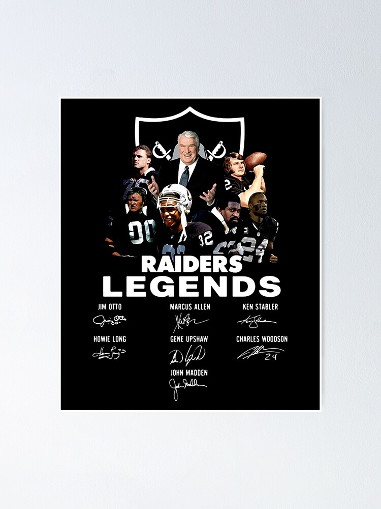 "Rip John Madden Raider Football Coach Legend" Poster by NilseUS ...