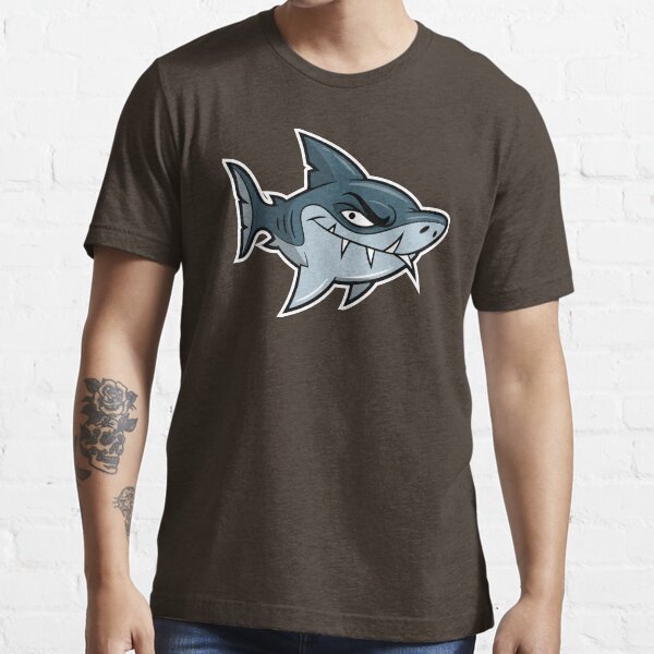 "Crazy Cartoon Shark Character" T-shirt for Sale by Fitzillo ...