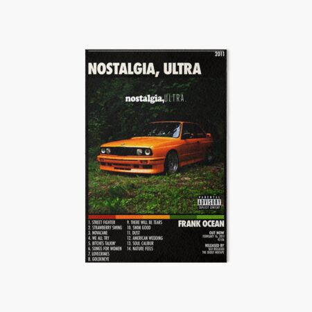 "Nostalgia Ultra Tracklist Posters Album - Album Cover Poster | Poster ...