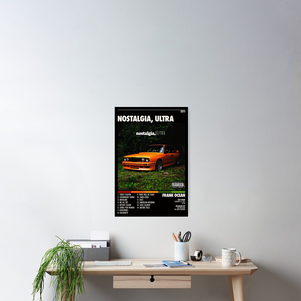 "Nostalgia Ultra Tracklist Posters Album - Album Cover Poster | Poster ...