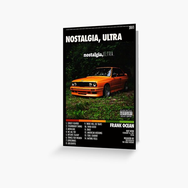 "Nostalgia Ultra Tracklist Posters Album - Album Cover Poster | Poster ...
