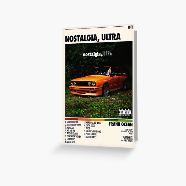 "Nostalgia Ultra Tracklist Posters Album - Album Cover Poster | Poster ...