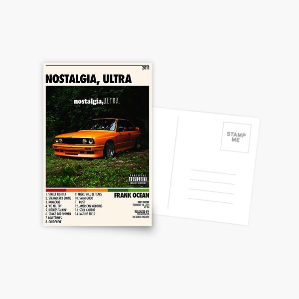 "Nostalgia Ultra Tracklist Posters Album - Album Cover Poster | Poster ...