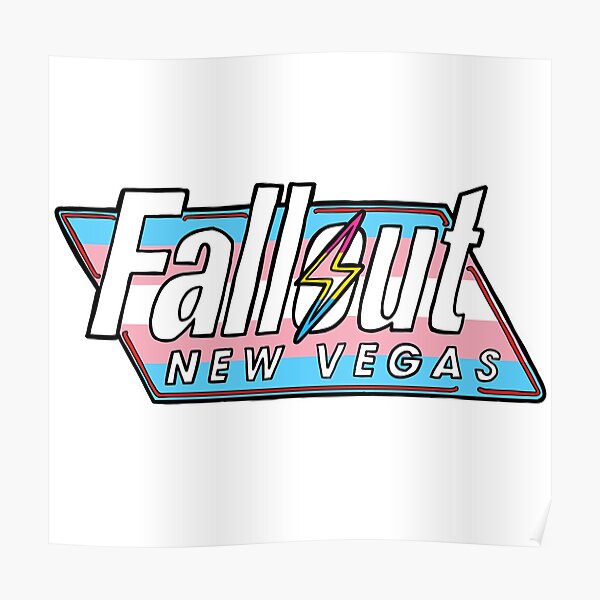 "Fallout: New Vegas Inspired Trans Pansexual Logo (ver. 2)" Poster for ...