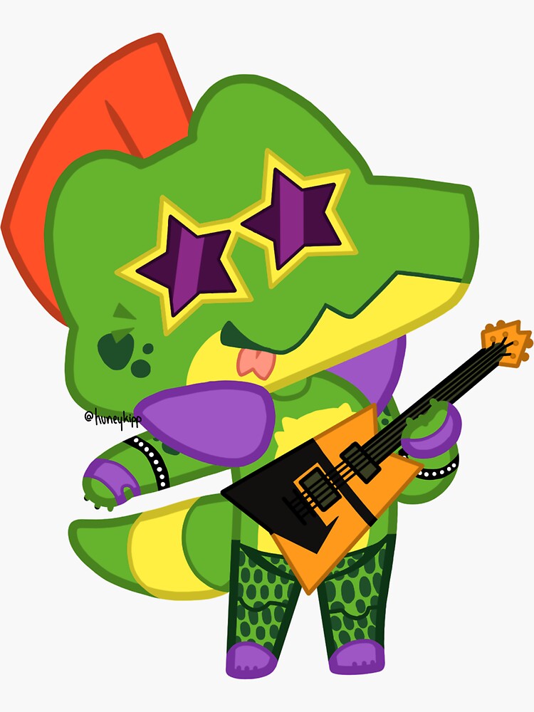 "Mini Montgomery Gator" Sticker by huneykipp | Redbubble
