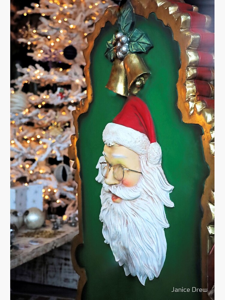 "Window display Santa" Poster for Sale by JanSDrew | Redbubble