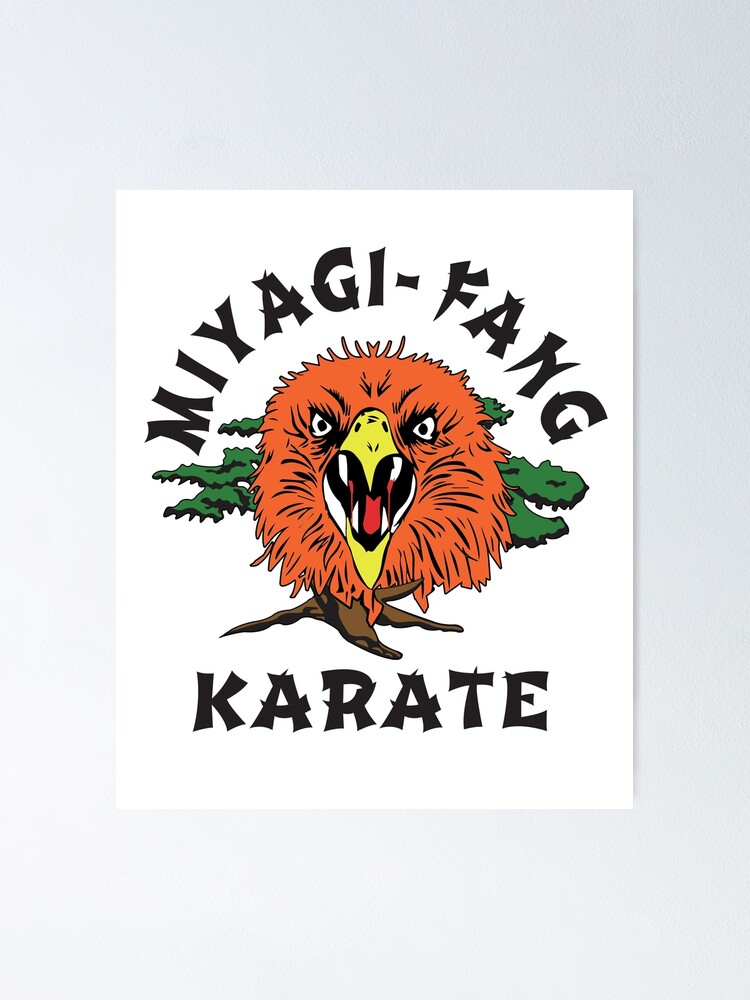 Poster « Logo de la nouvelle école de karaté Miyagi-Fang chez Cobra Kai ...