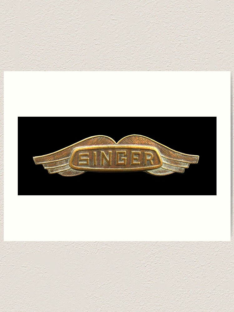 "Singer 1930s classic car logo" Art Print by soitwouldseem | Redbubble
