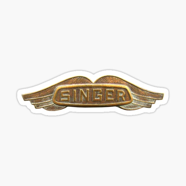 "Singer 1930s classic car logo" Sticker for Sale by soitwouldseem ...