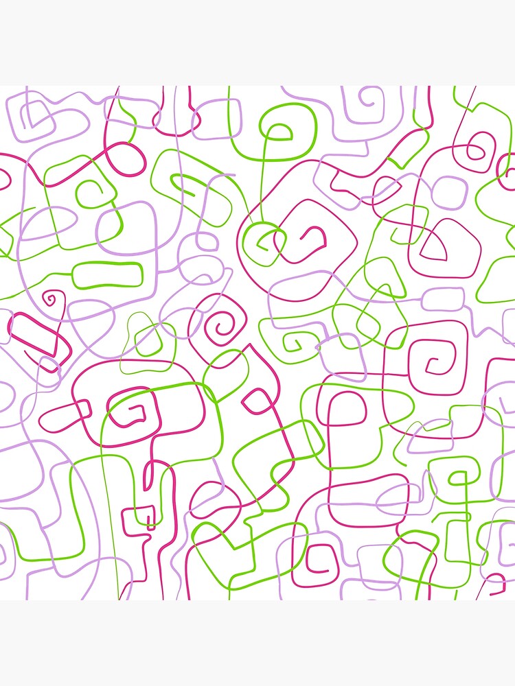 Lámina artística «Fondo abstracto sin fisuras. Las líneas son rosa ...