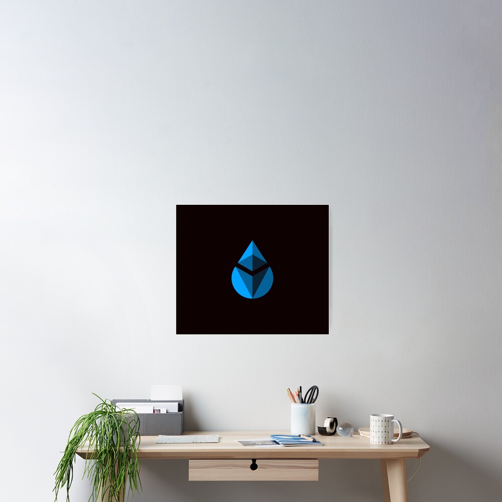 "Lido stETH Crypto Logo" Poster for Sale by HassanDesigns | Redbubble