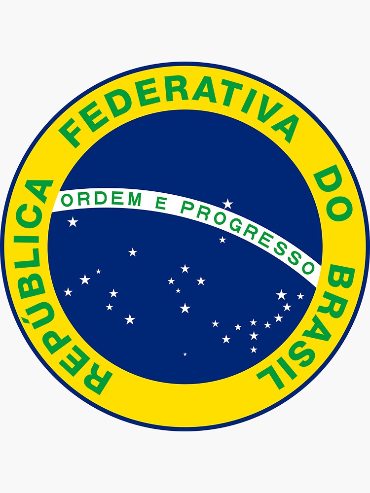 "National Seal of Brazil | Brazilian symbol | National team blue color ...