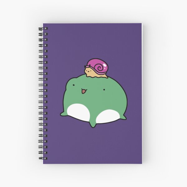 "Snail and Frog" Spiral Notebook by SaradaBoru | Redbubble