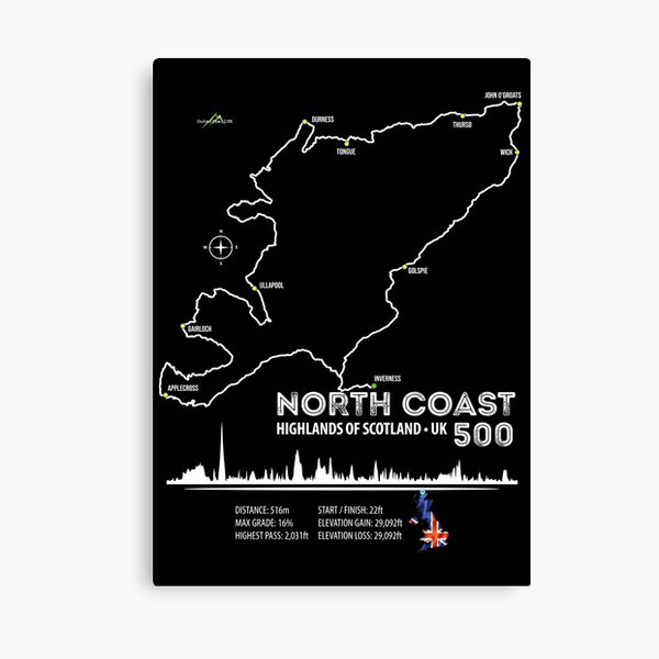 "NC500 North Coast 500 Scotland NC 500 Road Trip Motorcycle Sports Car ...