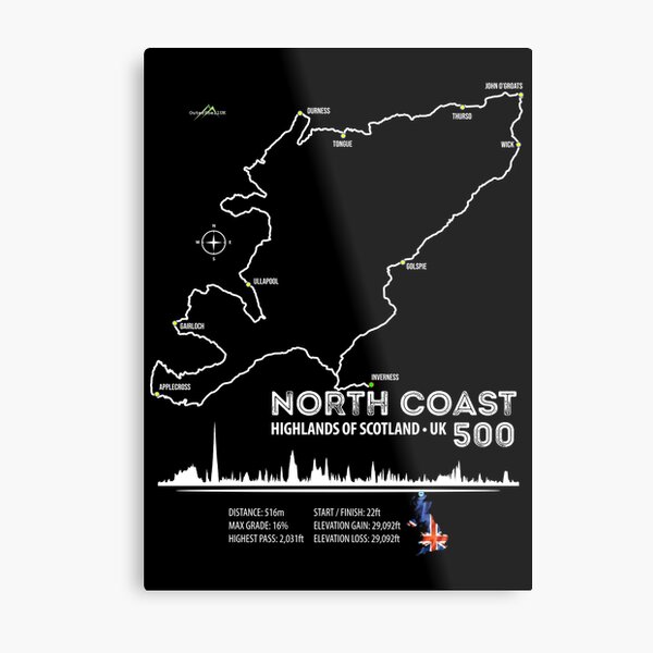 "NC500 North Coast 500 Scotland NC 500 Road Trip Motorcycle Sports Car ...