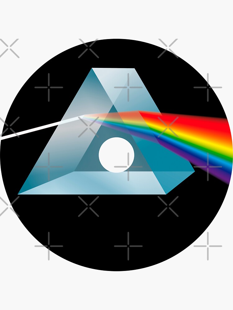 Pegatina «Prism Rainbow Spectrum en discos de vinilo para reproductores ...
