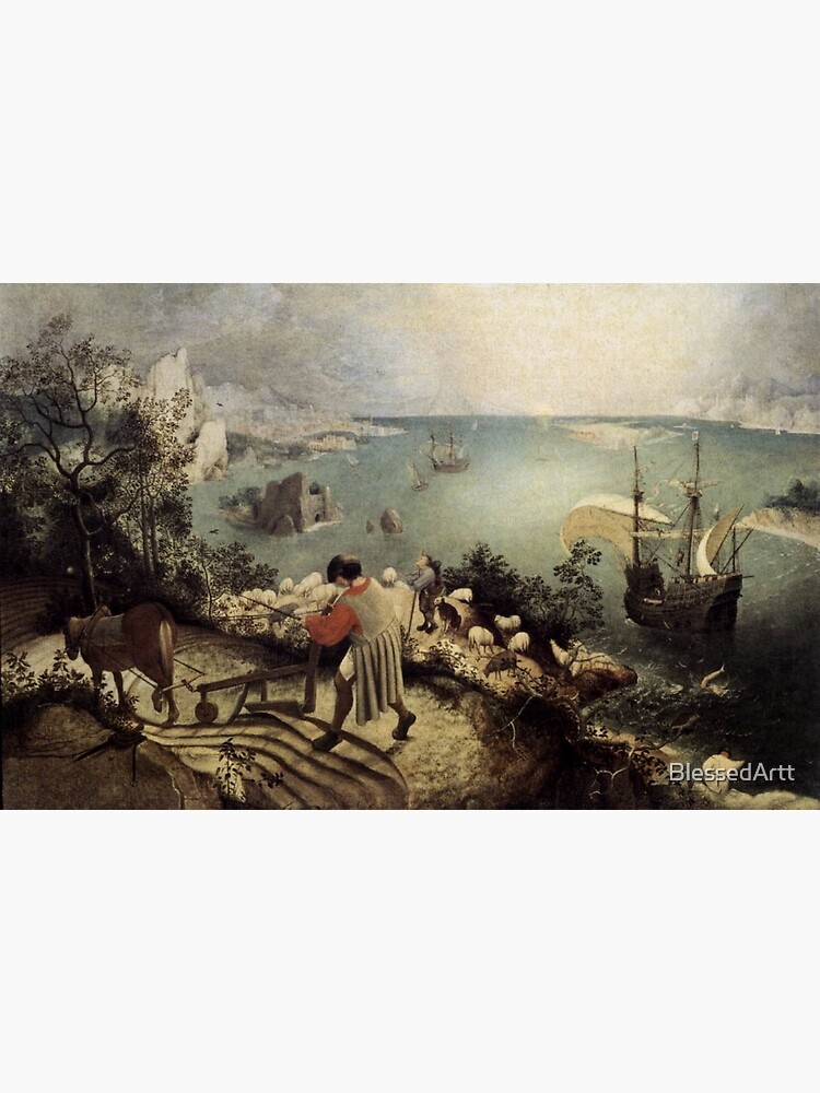 "Pieter Bruegel the Elder - Landscape with the Fall of Icarus" Poster ...