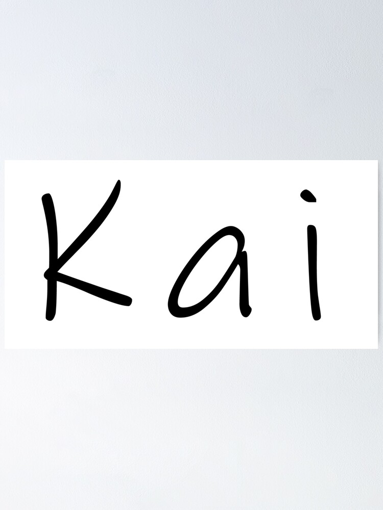 "Kai name" Poster for Sale by gmstockstudio | Redbubble