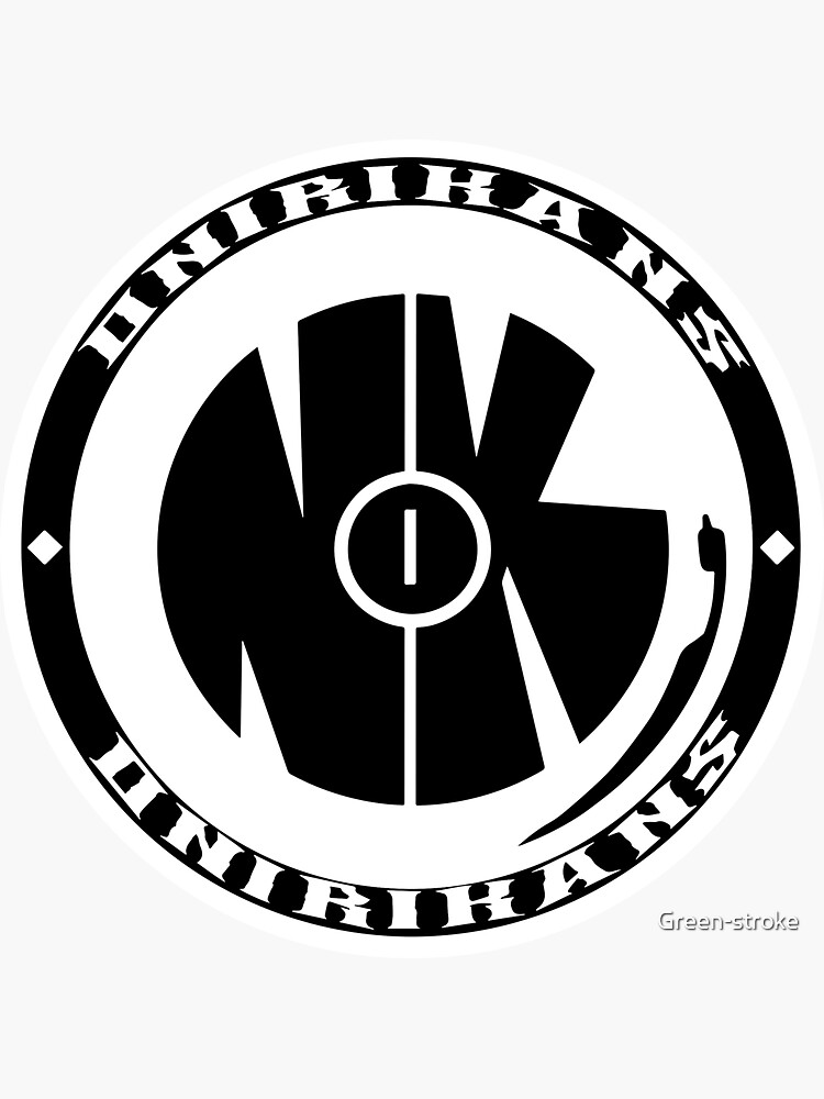 "logo onk" Sticker for Sale by Green-stroke | Redbubble
