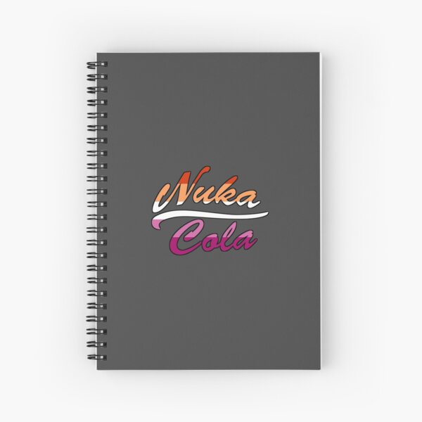 "Fallout Inspired Nuka Cola Lesbian Pride Logo" Spiral Notebook for ...